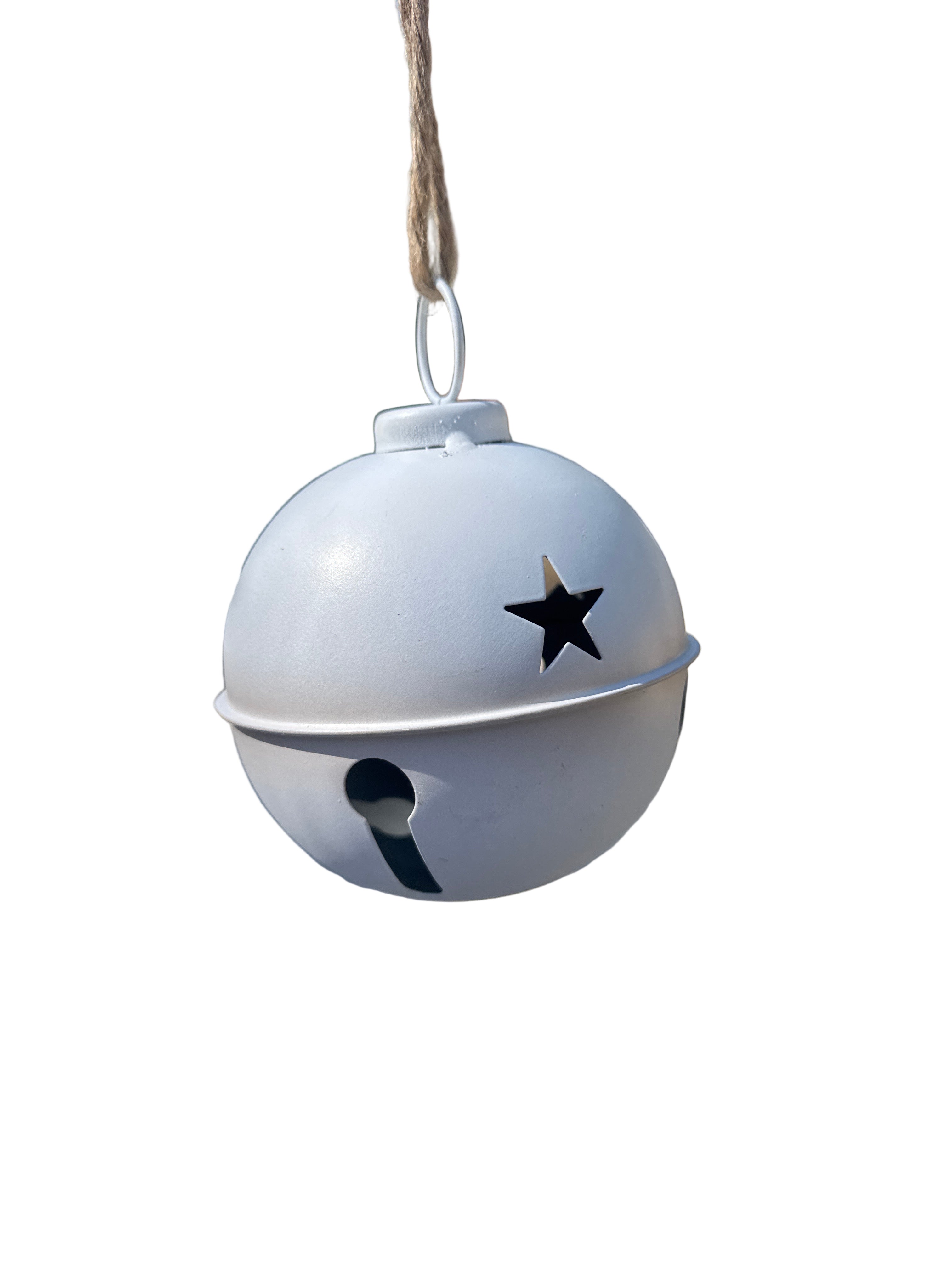 Medium White Metal Bell – Wright's Market