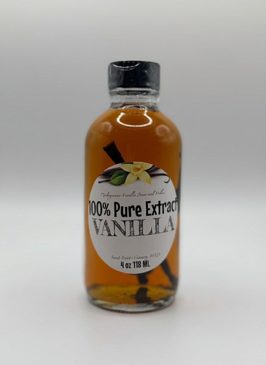 Sweet Treats Cannery 100% Pure Vanilla Extract with Rum | Small-Batch ...