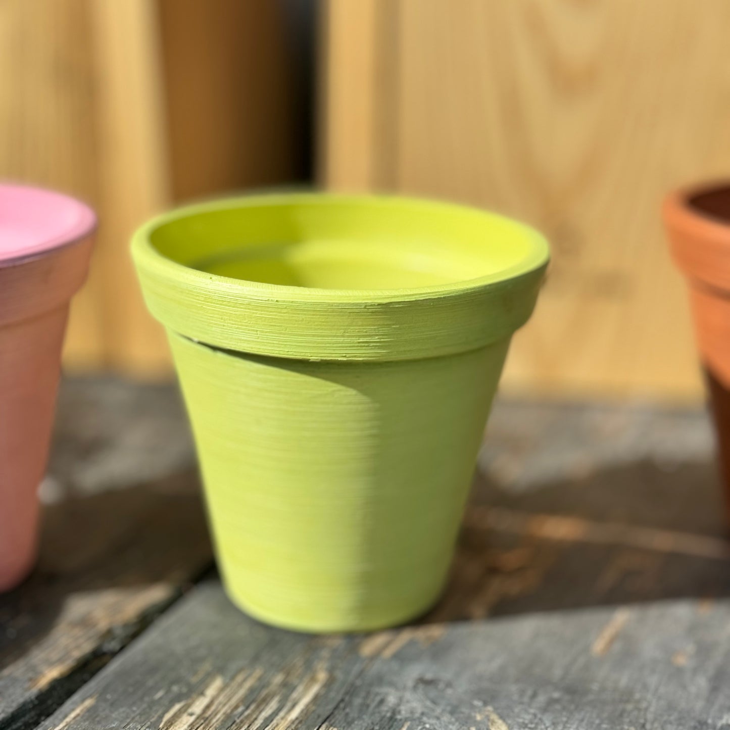 Algreen Valencia Round Band Pot – 4.25" D x 4" H Decorative Indoor & O ...