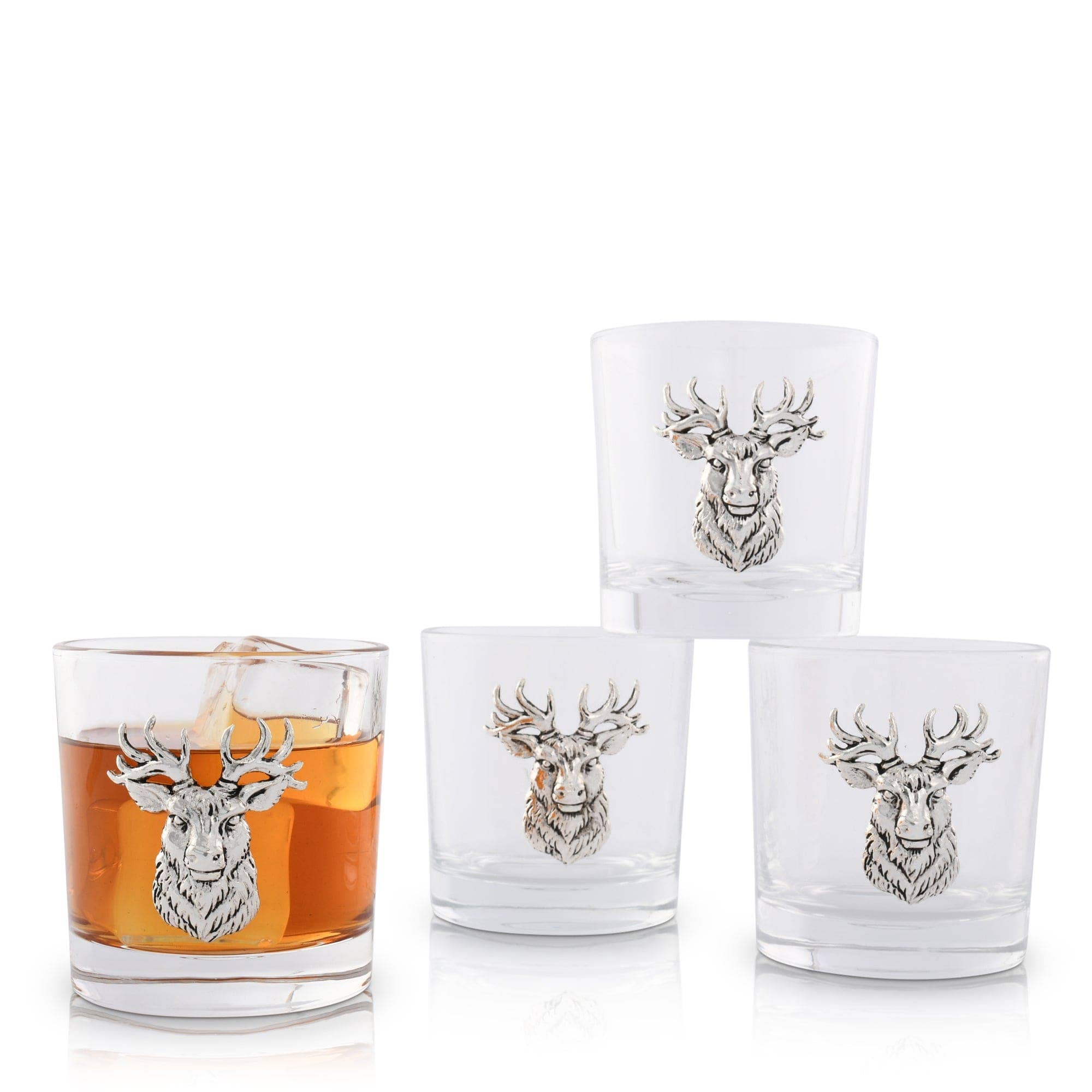 Arthur Court Elk Head Bar Glasses Set of 4 – Wright's Market